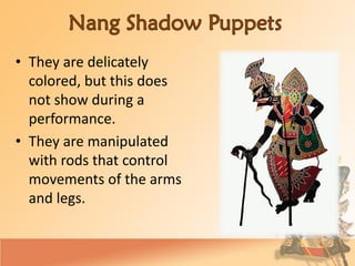 Nang Shadow Puppet - Mapeh Grade 8 Q4 | PDF