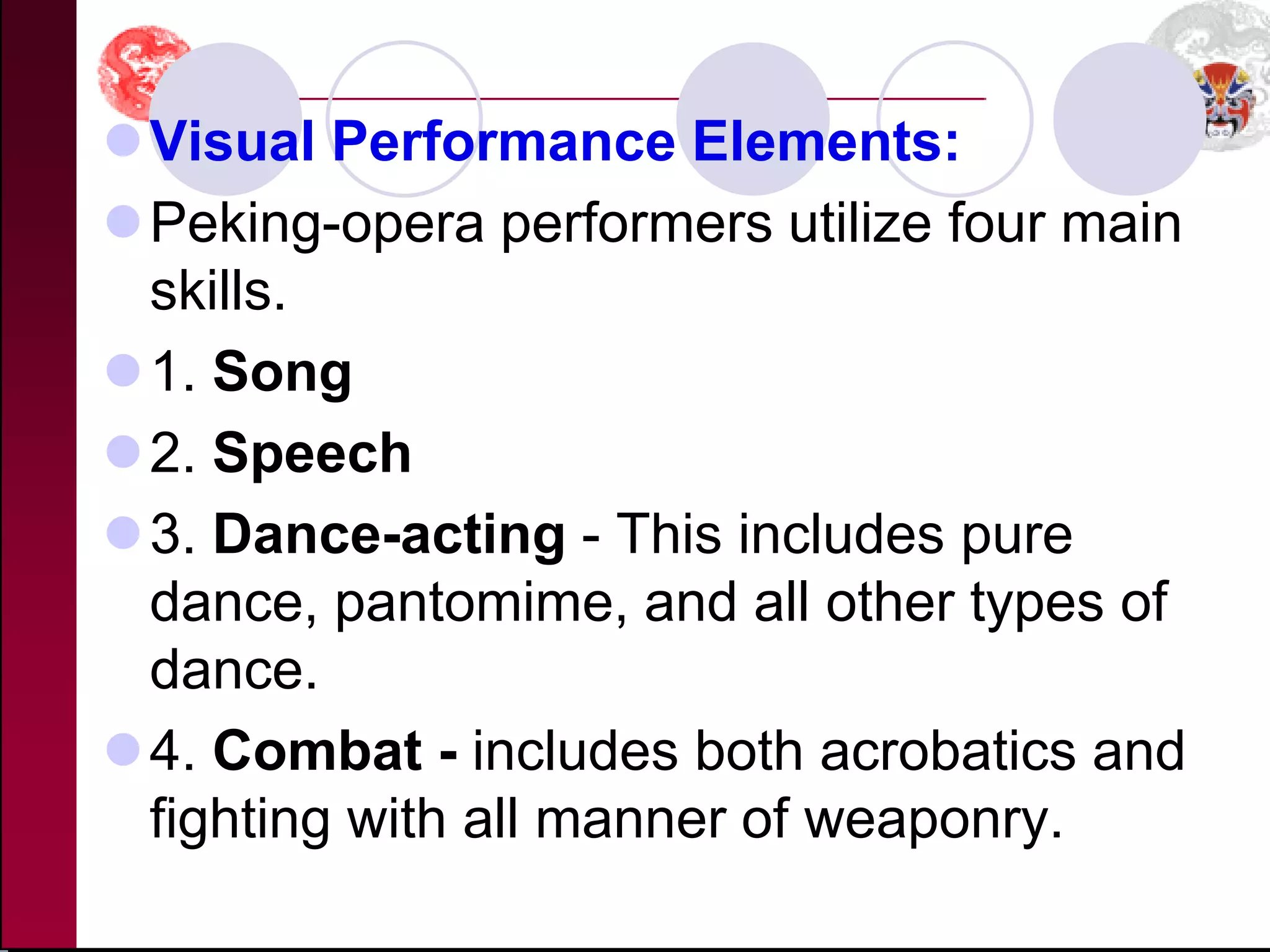 Peking-opera - Mapeh grade 8 Q4 | PDF