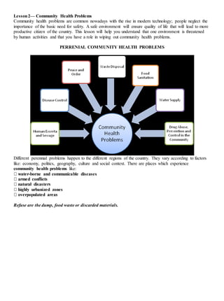 Mapeh (Health Lesson 1 and 2) | DOCX