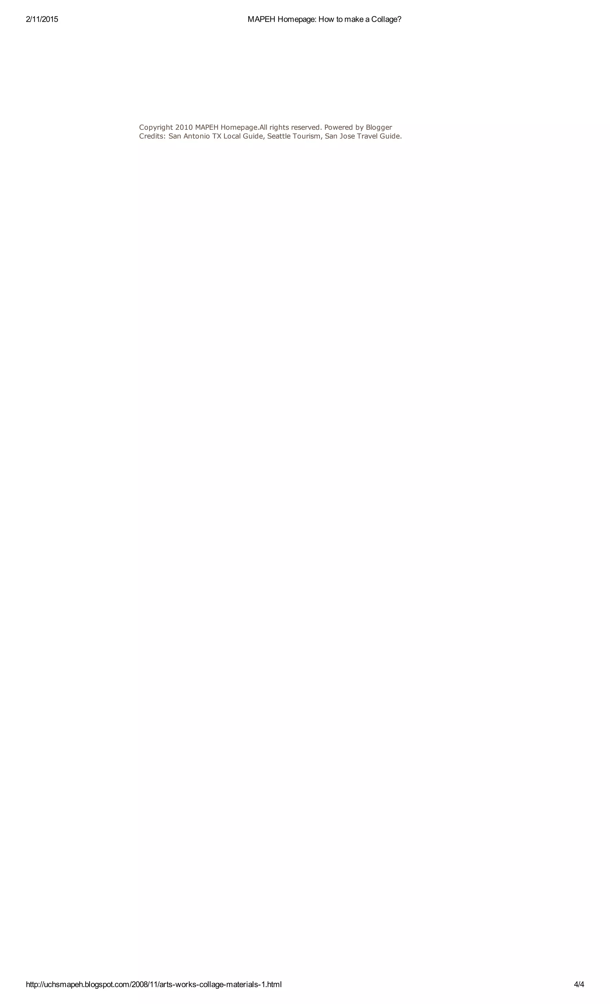 How to Make a Collage | PDF