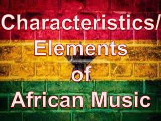 African Music | PPT