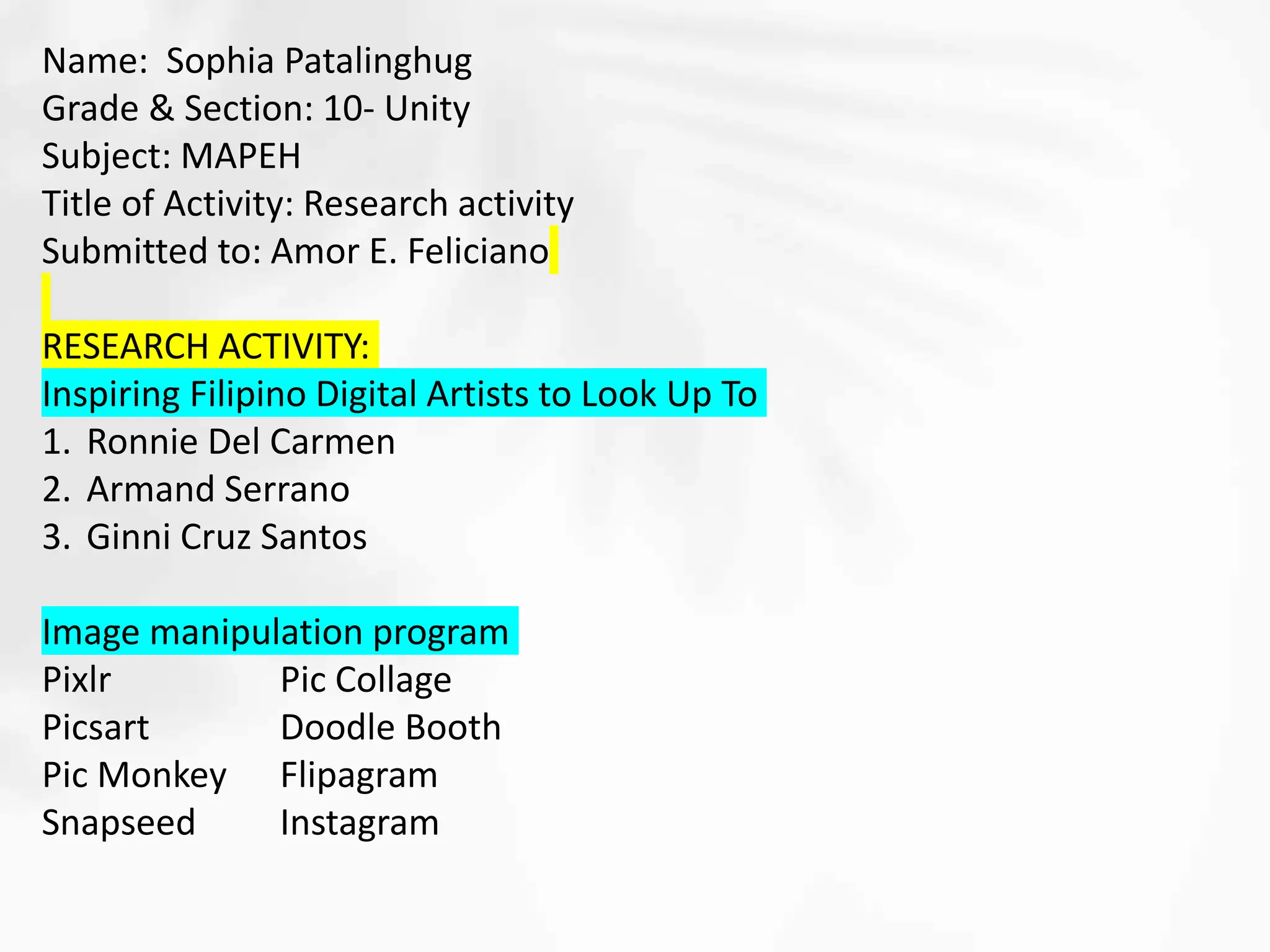Grade 10 Mapeh Art Quarter 2 Power Point Presentation | PPTX