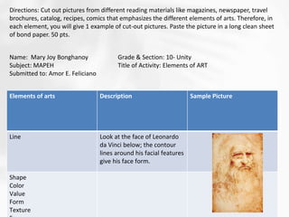 Grade 10 Mapeh Art Quarter 2 Power Point Presentation | PPTX