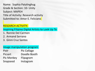 Grade 10 Mapeh Art Quarter 2 Power Point Presentation | PPTX