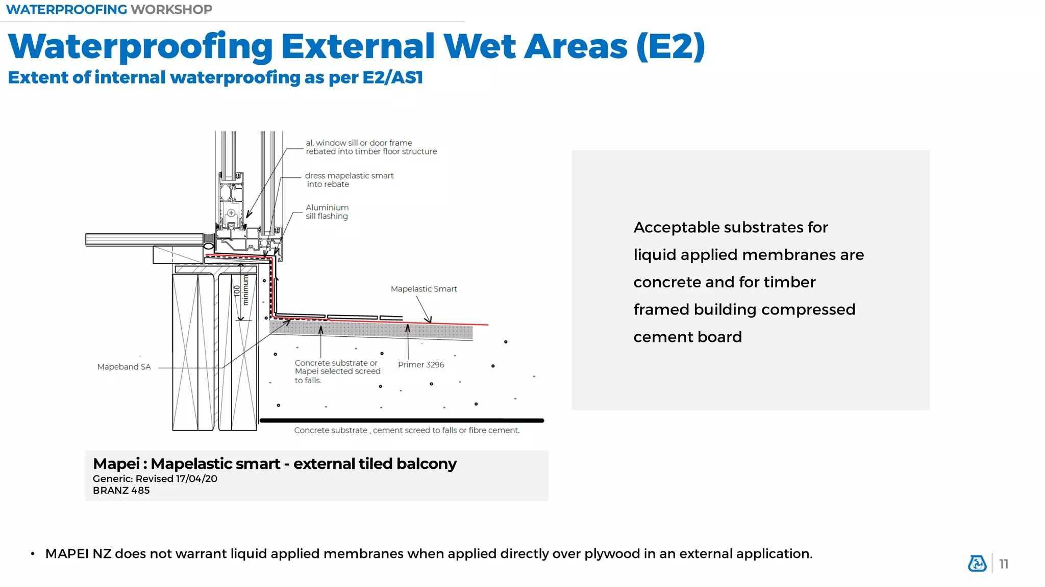 How to Apply Liquid Waterproofing Membranes for Internal and External Under-Tile Applications | PDF