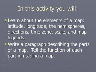 Map Elements | PDF