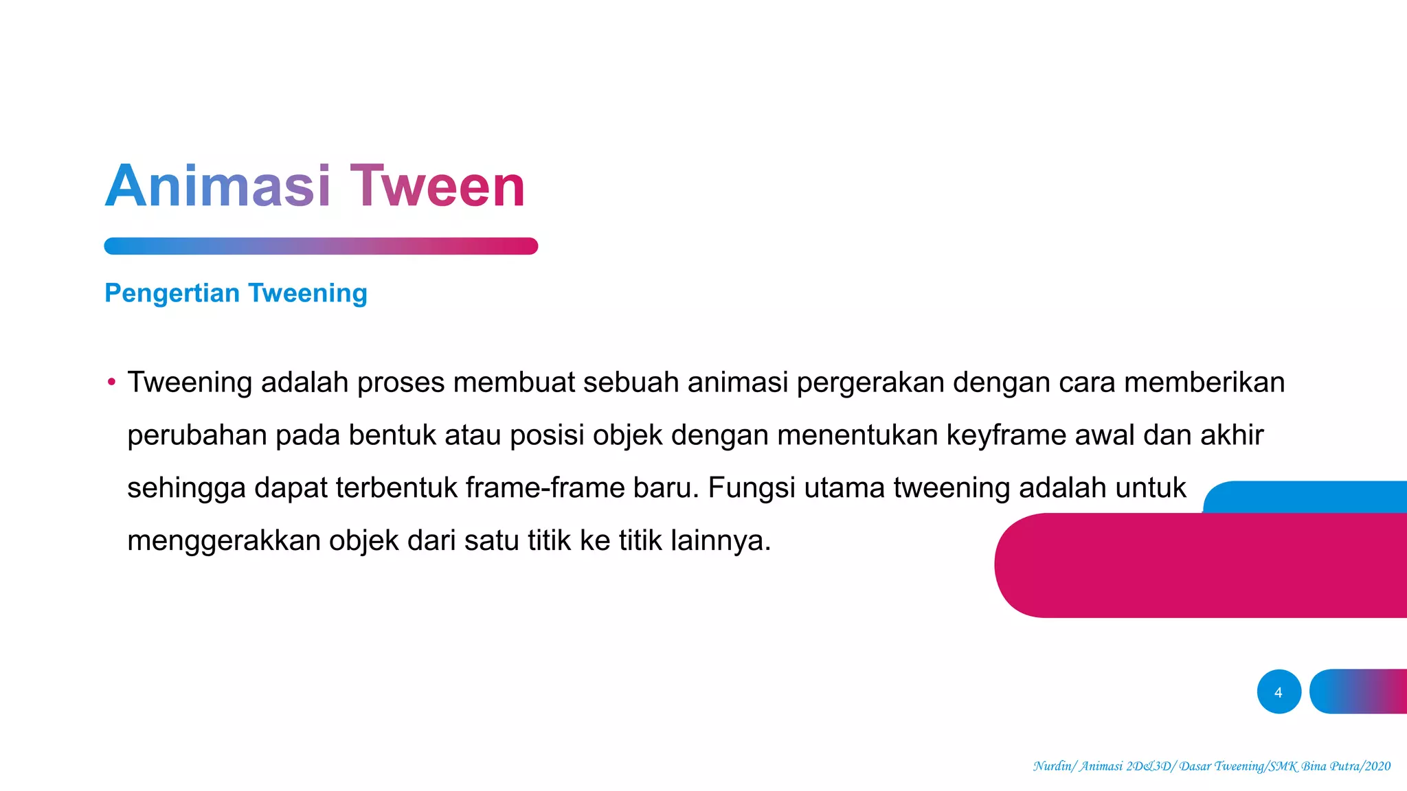 Mapel Teknik Animasi 2D dan 3D XI MM Materi Animasi Motion Tweening.pptx