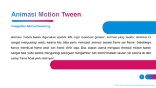 Mapel Teknik Animasi 2D dan 3D XI MM Materi Animasi Motion Tweening.pptx