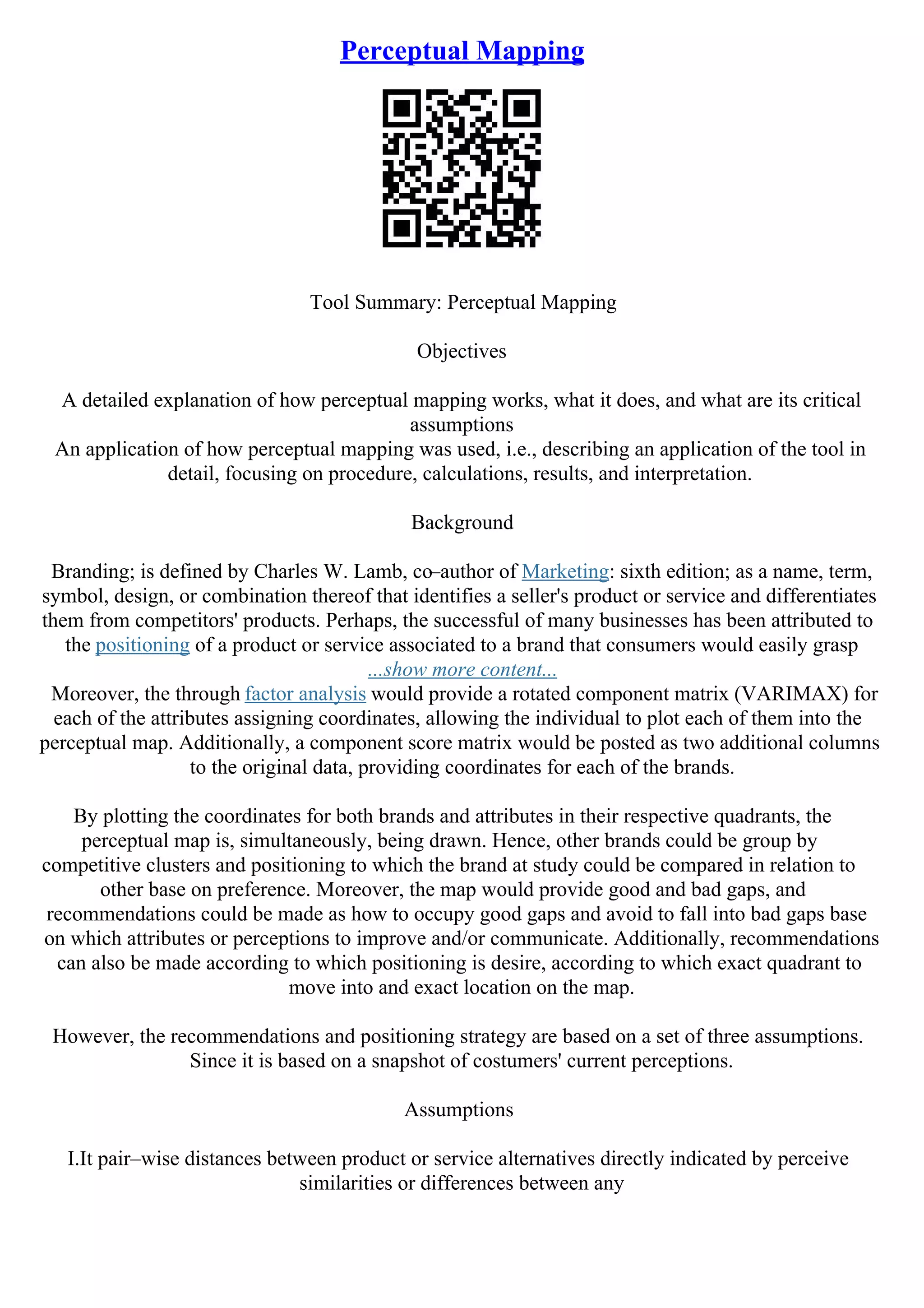 Map Essay | PDF