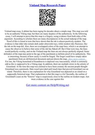Map Essay | PDF