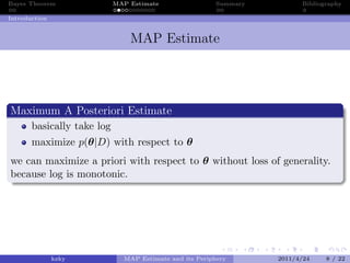 MAP Estimation Introduction | PPT