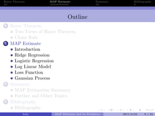 MAP Estimation Introduction | PPT