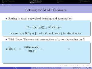 MAP Estimation Introduction | PPT