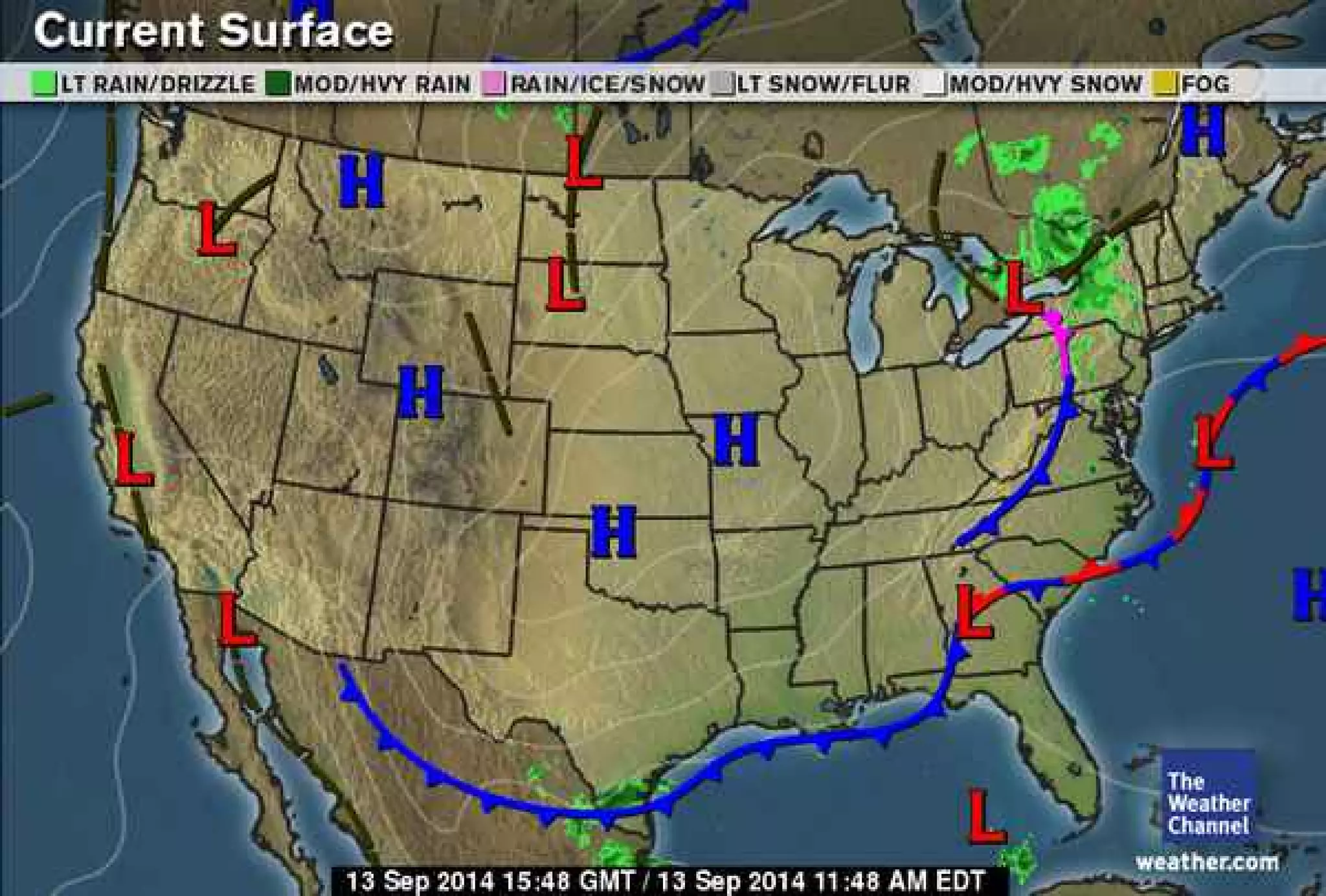 Maps for Midlatitude Cyclone Tracking Fall 2014 S1 | PDF