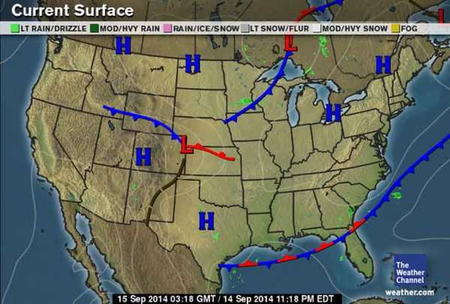 Maps for Midlatitude Cyclone Tracking Fall 2014 S1 | PDF