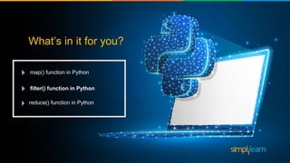 Map, Filter and Reduce In Python | PPTX