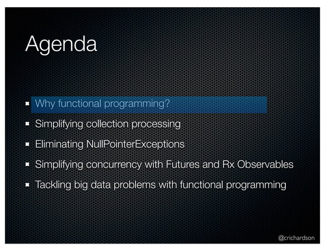 Map, flatmap and reduce are your new best friends (javaone, svcc) | PPT