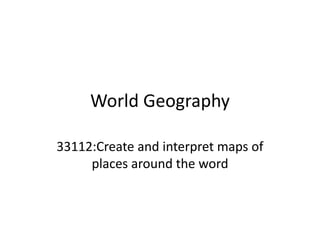 Ell 3rd grade Map geography | PPTX
