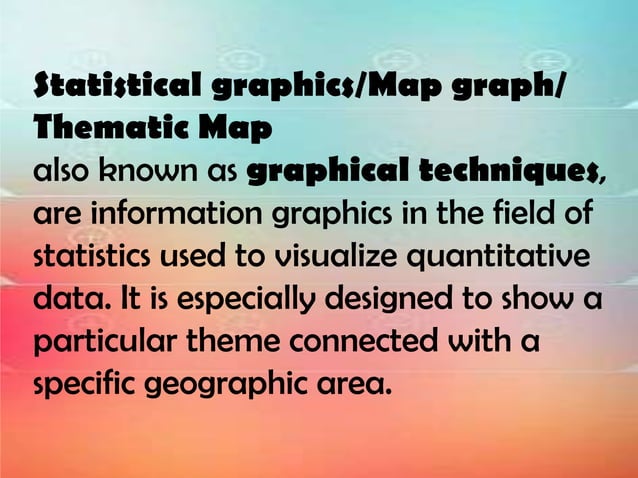 Map graph for Statistics | PPT