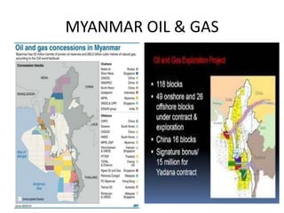 MAP & ILLUSTRATION TELLING THE STORY OF MYANMAR MINERALS DEPOSIT | PPTX