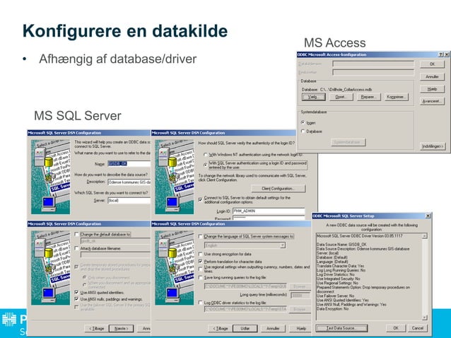 MapInfo Pro og SQL Server - Uden opgaver | PPT