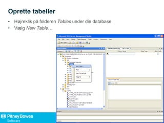 MapInfo Pro og SQL Server - Uden opgaver | PPT