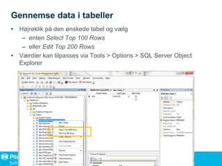 MapInfo Pro og SQL Server - Uden opgaver | PPT