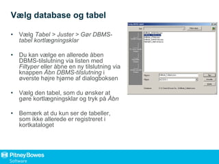 MapInfo Pro og SQL Server - Uden opgaver | PPT