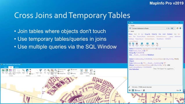 MapInfo Pro v2019: Improving the Way You Query | PPT