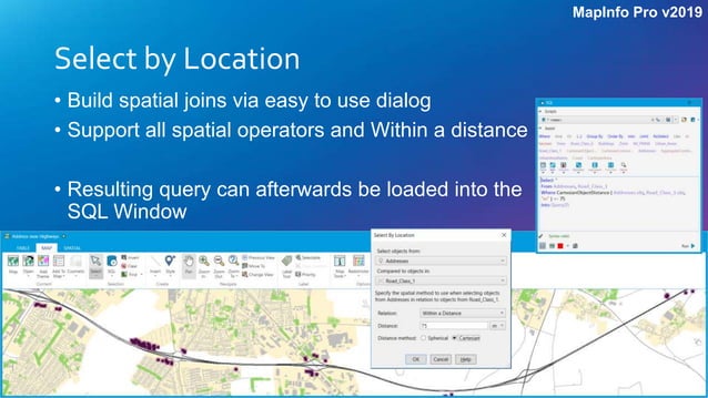 MapInfo Pro v2019: Improving the Way You Query | PPT