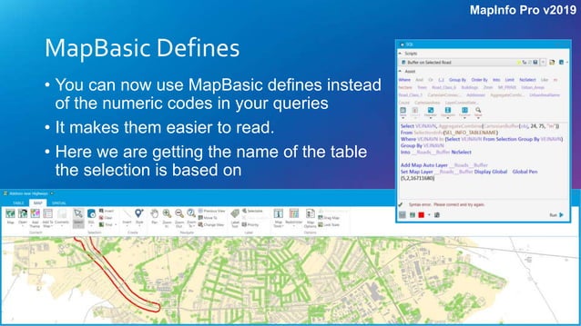 MapInfo Pro v2019: Improving the Way You Query | PPT