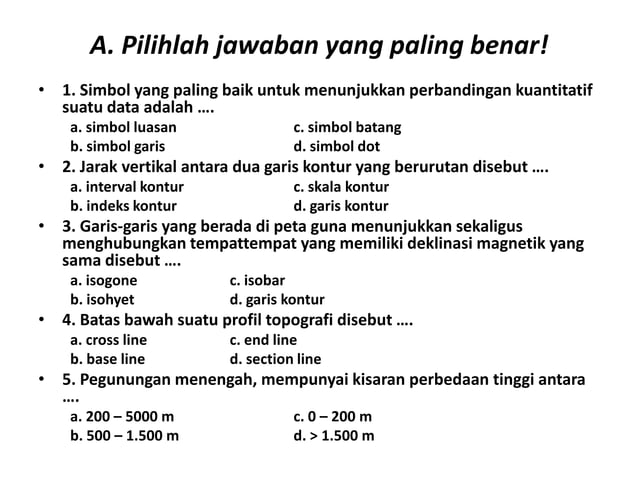 Interpretasi Peta Bentuk Muka Bumi | PPT
