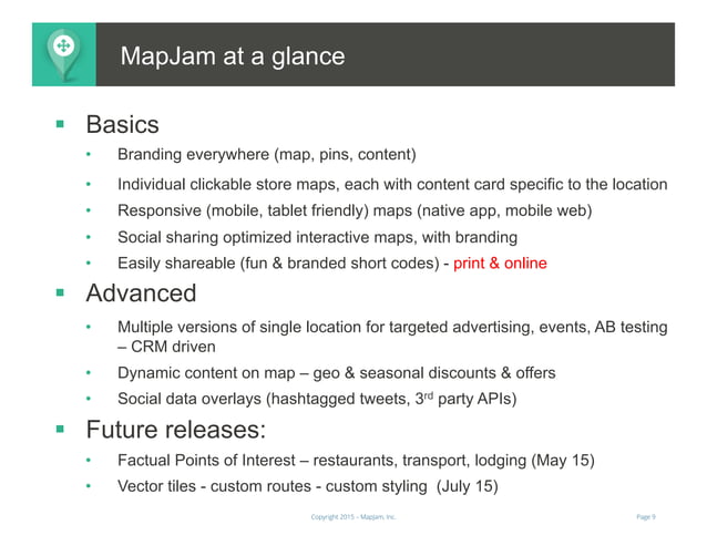 MapJam event mapping platform | PPT