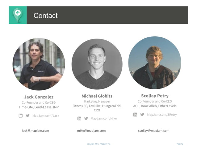 MapJam event mapping platform | PPT