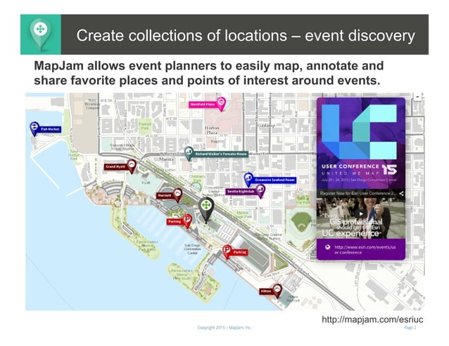 MapJam event mapping platform | PPT