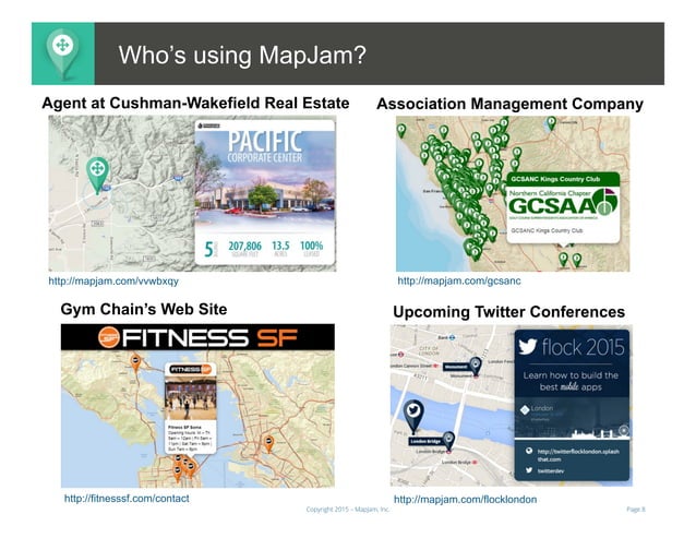 MapJam event mapping platform | PPT
