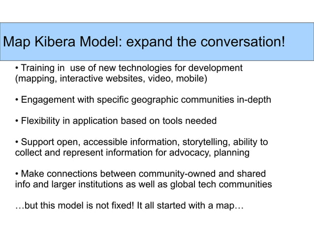 Map kibera presentation plan management meeting PDF | PDF | Internet ...