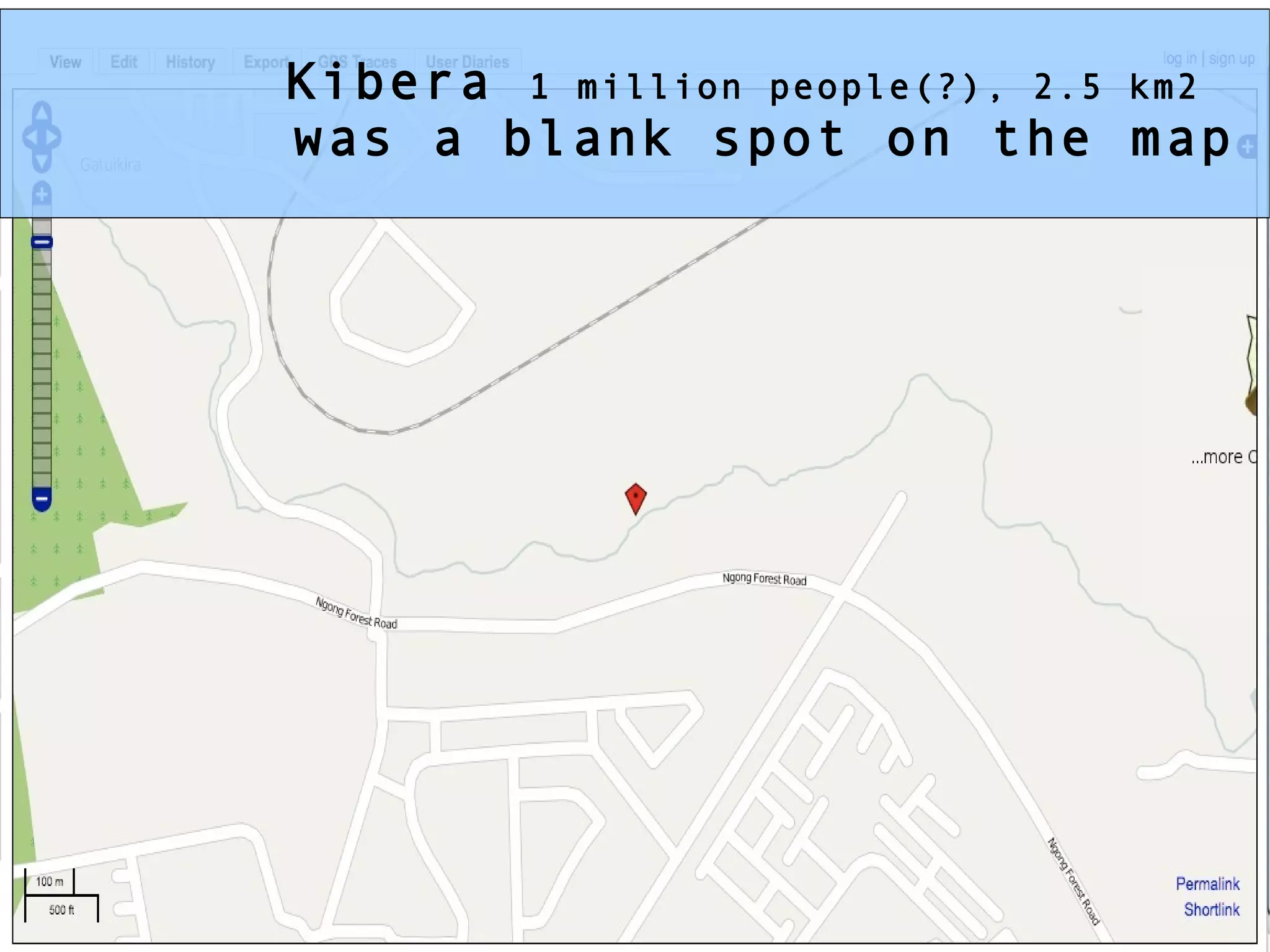 Map kibera presentation plan management meeting | PPT