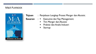 Tahapan Proses Merger dan Akuisisi - M&A Playbook | PDF