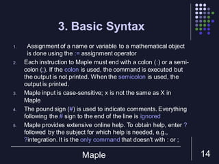 Maple | PDF