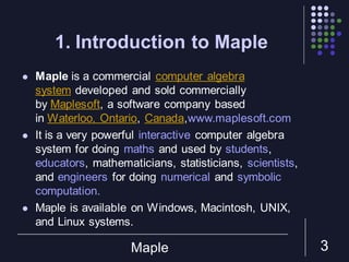 Maple | PDF