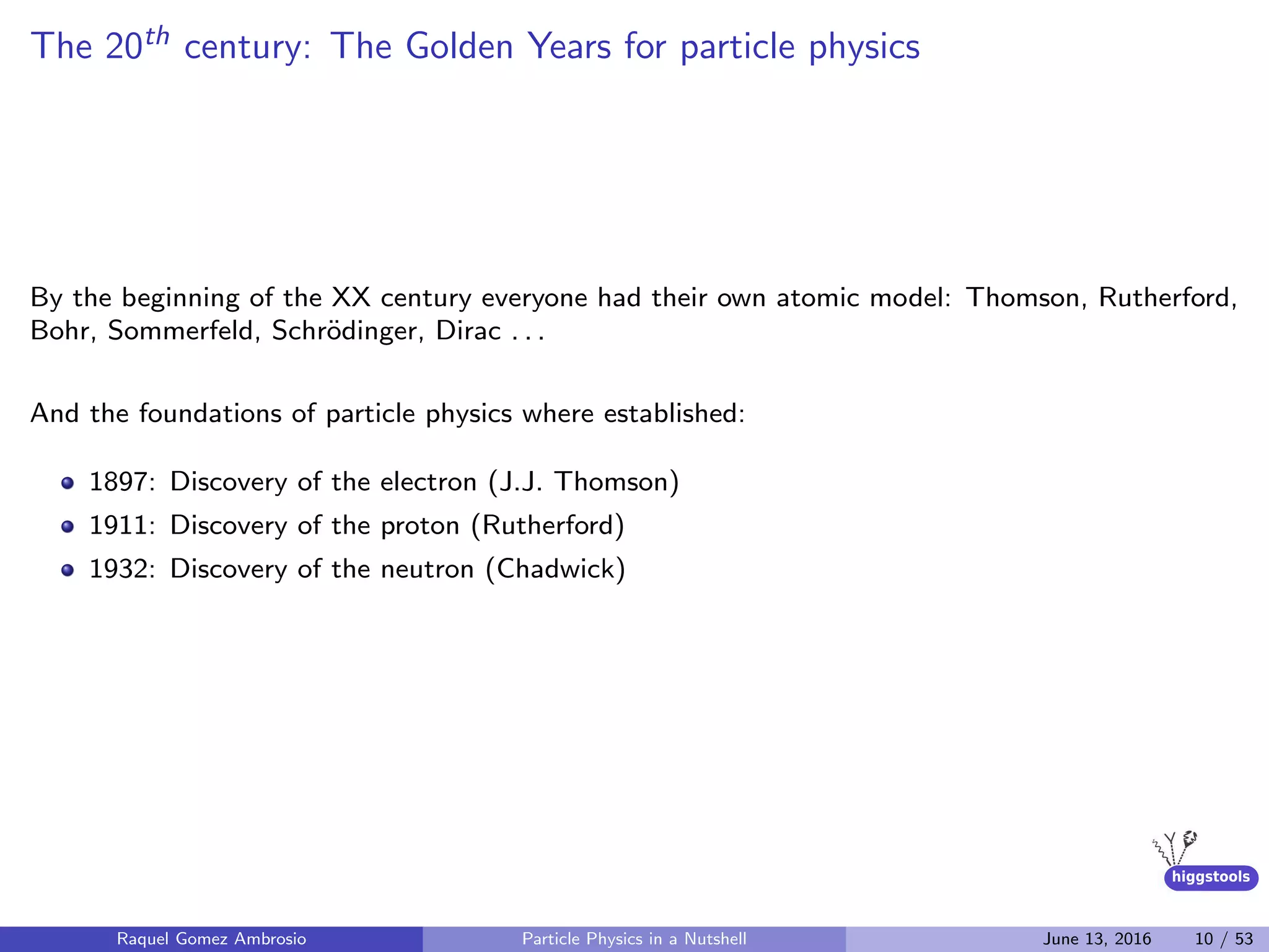 Particle Physics in a nutshell | PDF
