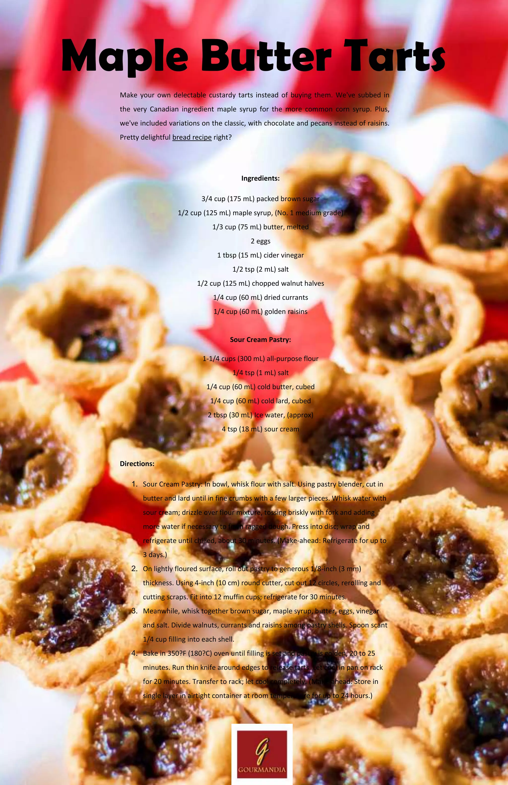 Maple Butter Tarts | PDF