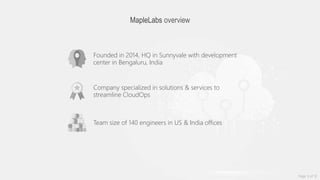 Maplelabs scalable-field-device-cloud-native | PPTX | Cloud Computing ...