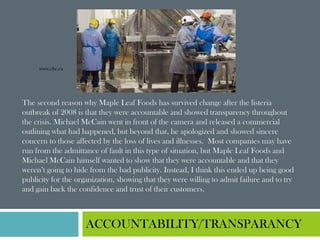 Maple leaffoods | PPTX