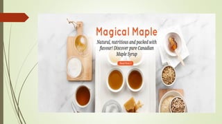 Maple health syrup benefits | PPT