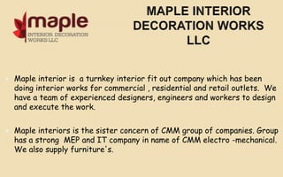 CMM GROUP OF COMPANIES PRESENTATION | PPTX