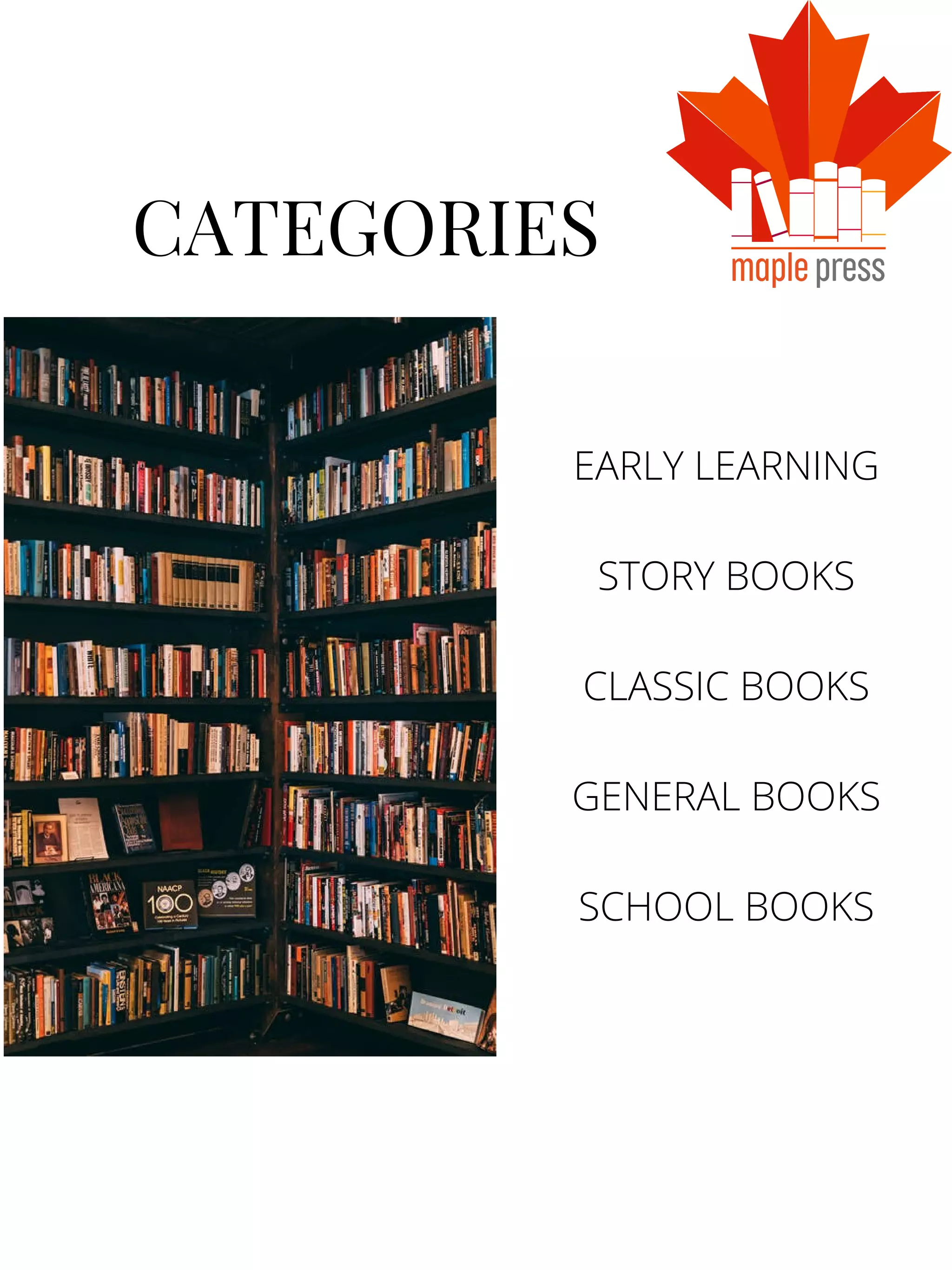 Maple press categories | PDF
