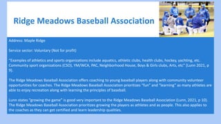 Maple ridge pp | PPT