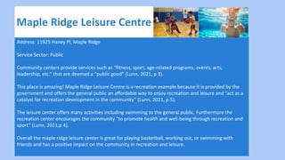 Maple ridge pp | PPT